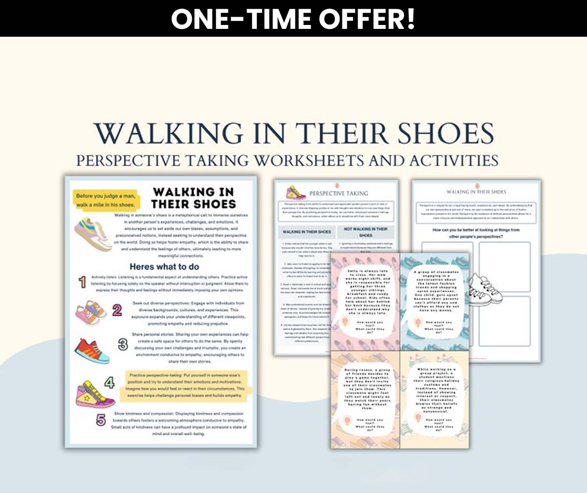 Walking in Their Shoes - ONE TIME OFFER!