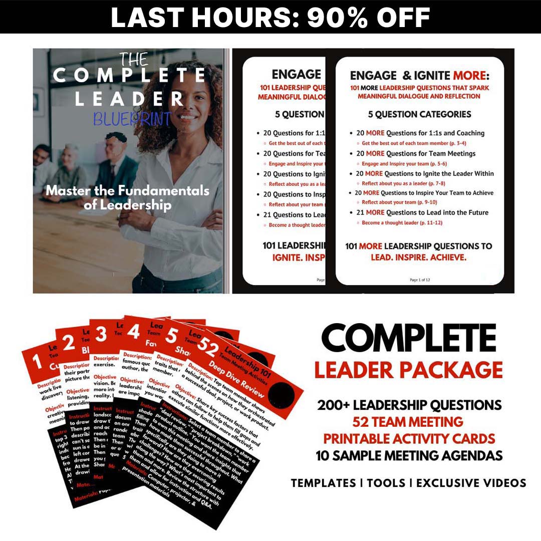 The Complete Leader Blueprint-(90%OFF)